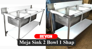Kitchen Sink Pasuruan | Meja Cuci Piring Stainless | REVON