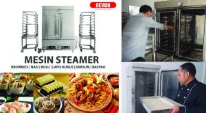 Alat Pengukus Nasi, Brownies, Bakpao dan Ubi Menggunakan Steamer