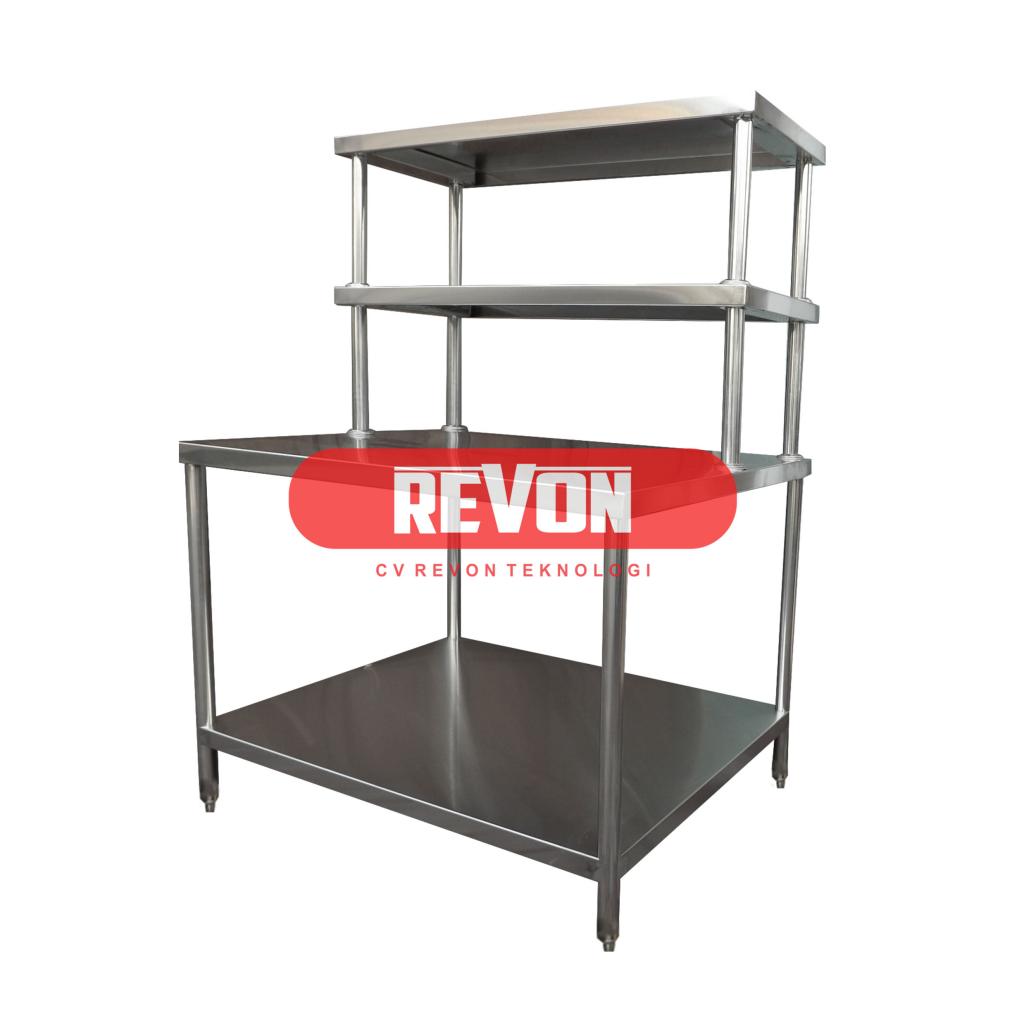 Meja Island Stainless Steel Revon | Fabrikasi Kitchen Set
