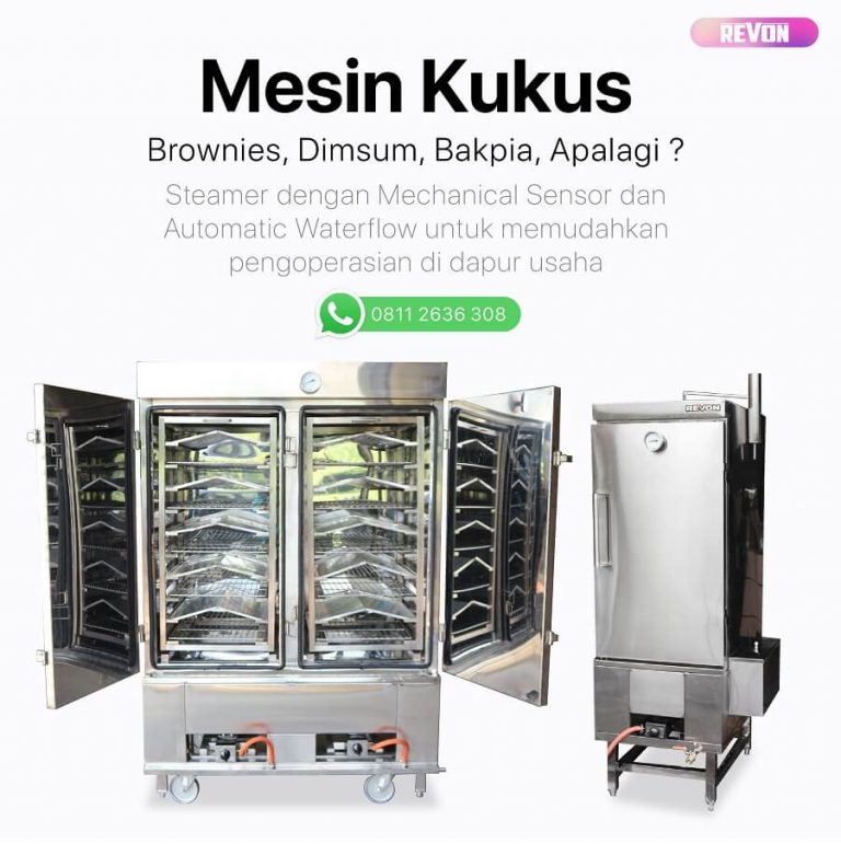 Mesin Steamer Di Kudus | Pengukus Bolu | Roti Kukus Terbaik | REVON