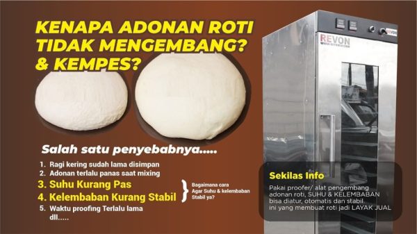 Alat Pengembang Roti | Mesin Proofer Gas Otomatis | Pusat Fabrikasi ...