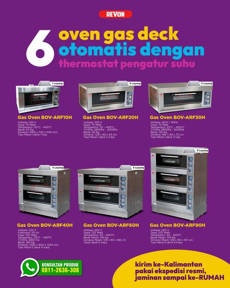 Jual Oven Gas Di Medan | Harga Produsen Langsung | REVON