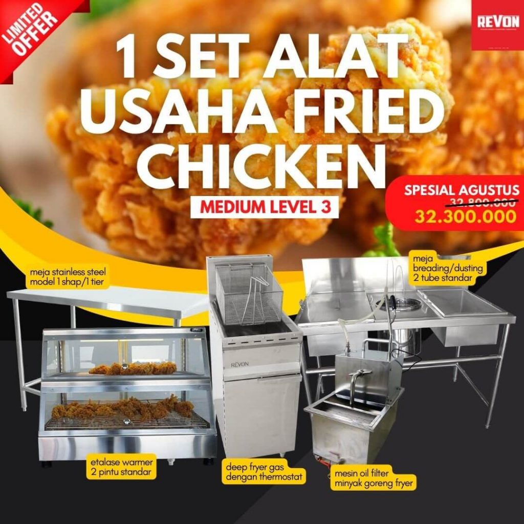 Paket Usaha Fried Chicken Karawang | Harga Produsen | REVON