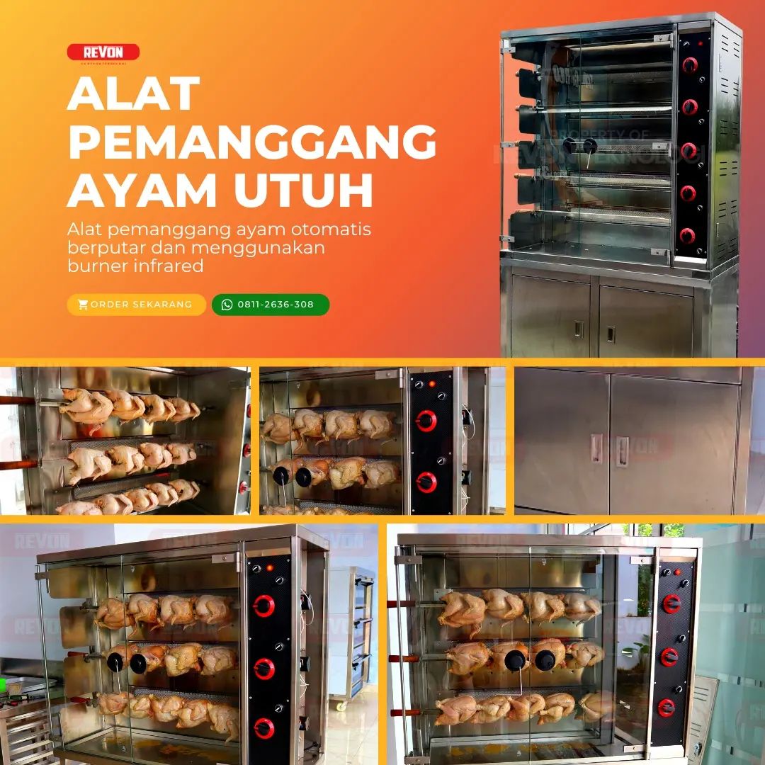 Oven Ayam Makassar Siap Jualan Roasted Chicken REVON Oven Ayam Makassar Siap Jualan Roasted Chicken REVON