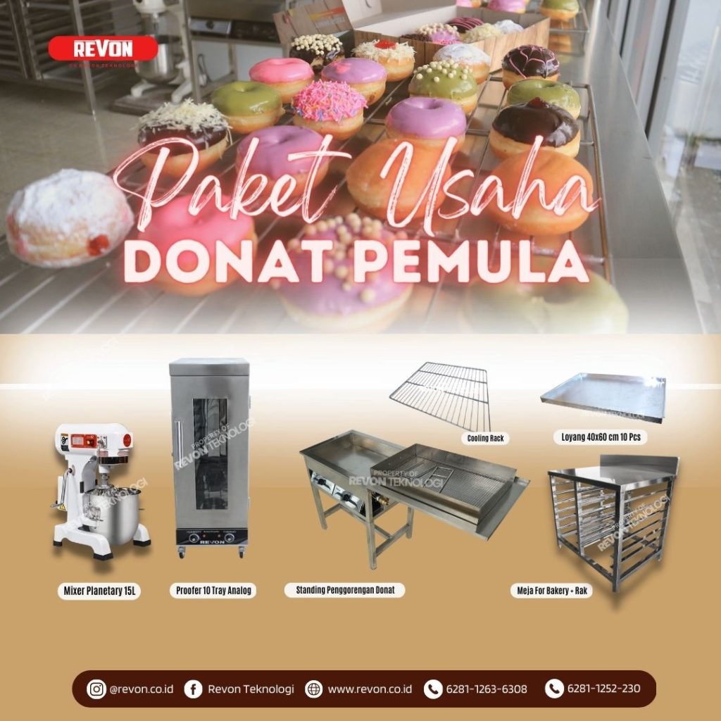 Paket Usaha Donat Pemula | Pusat Fabrikasi Peralatan Dapur Resto, Dapur ...
